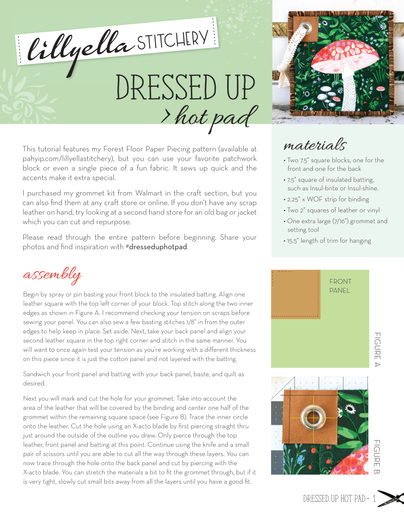 Dressed Up Hot Pad Tutorial – lillyella